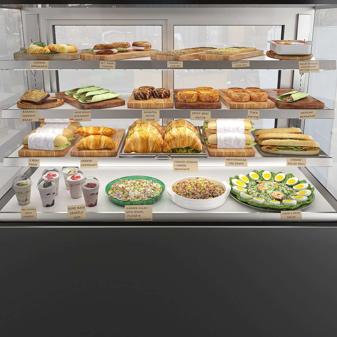 Ambient Food Display 3D Model - TurboSquid 1945925