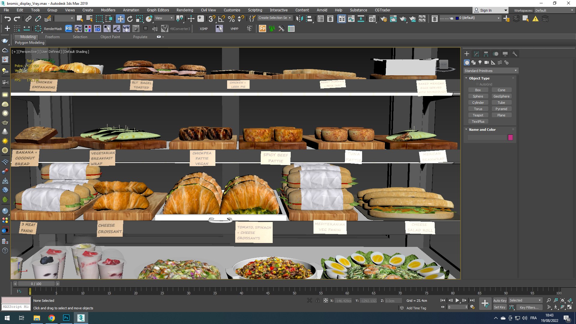 Ambient Food Display 3D Model - TurboSquid 1945925