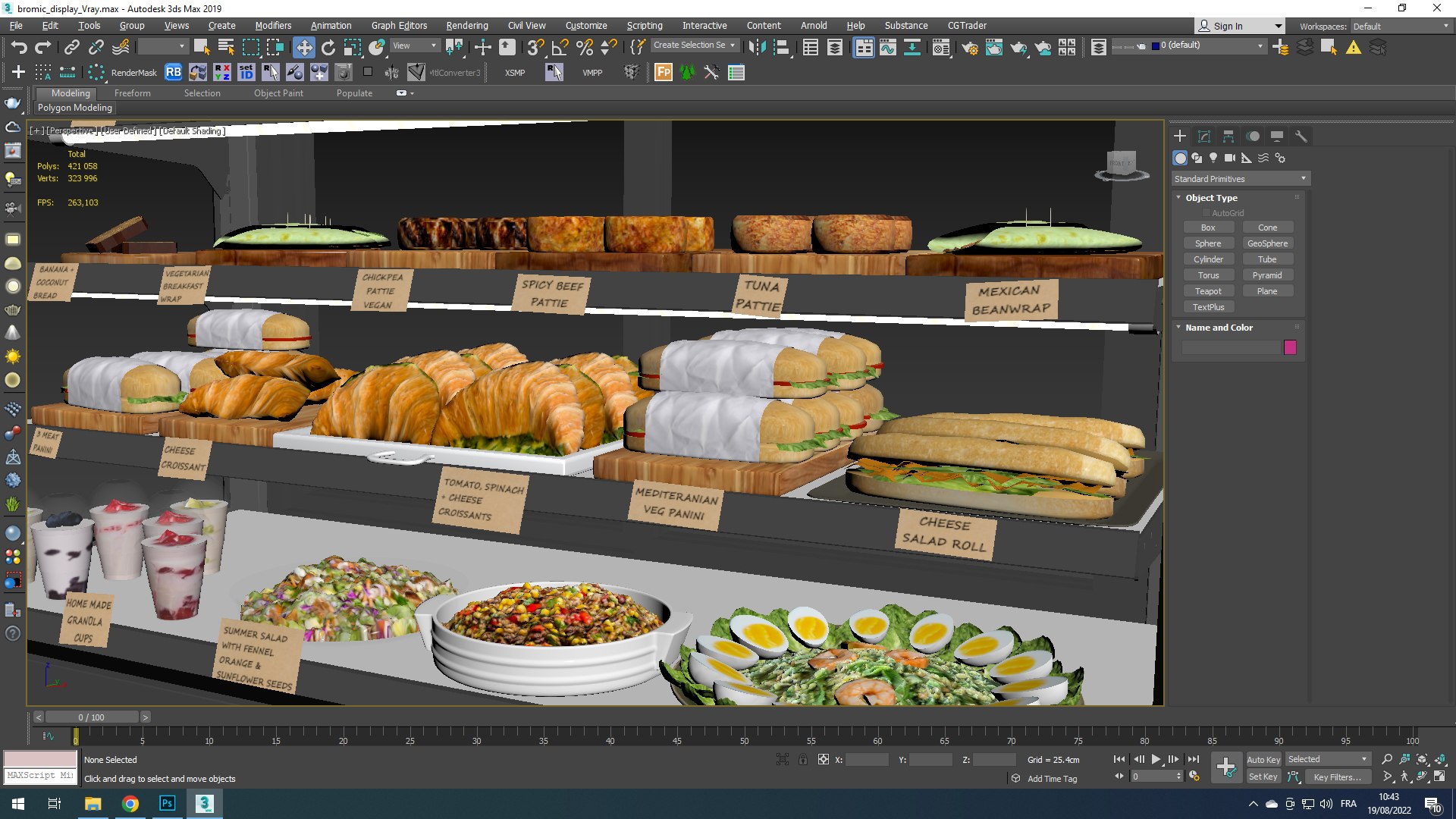 Ambient Food Display 3D Model - TurboSquid 1945925