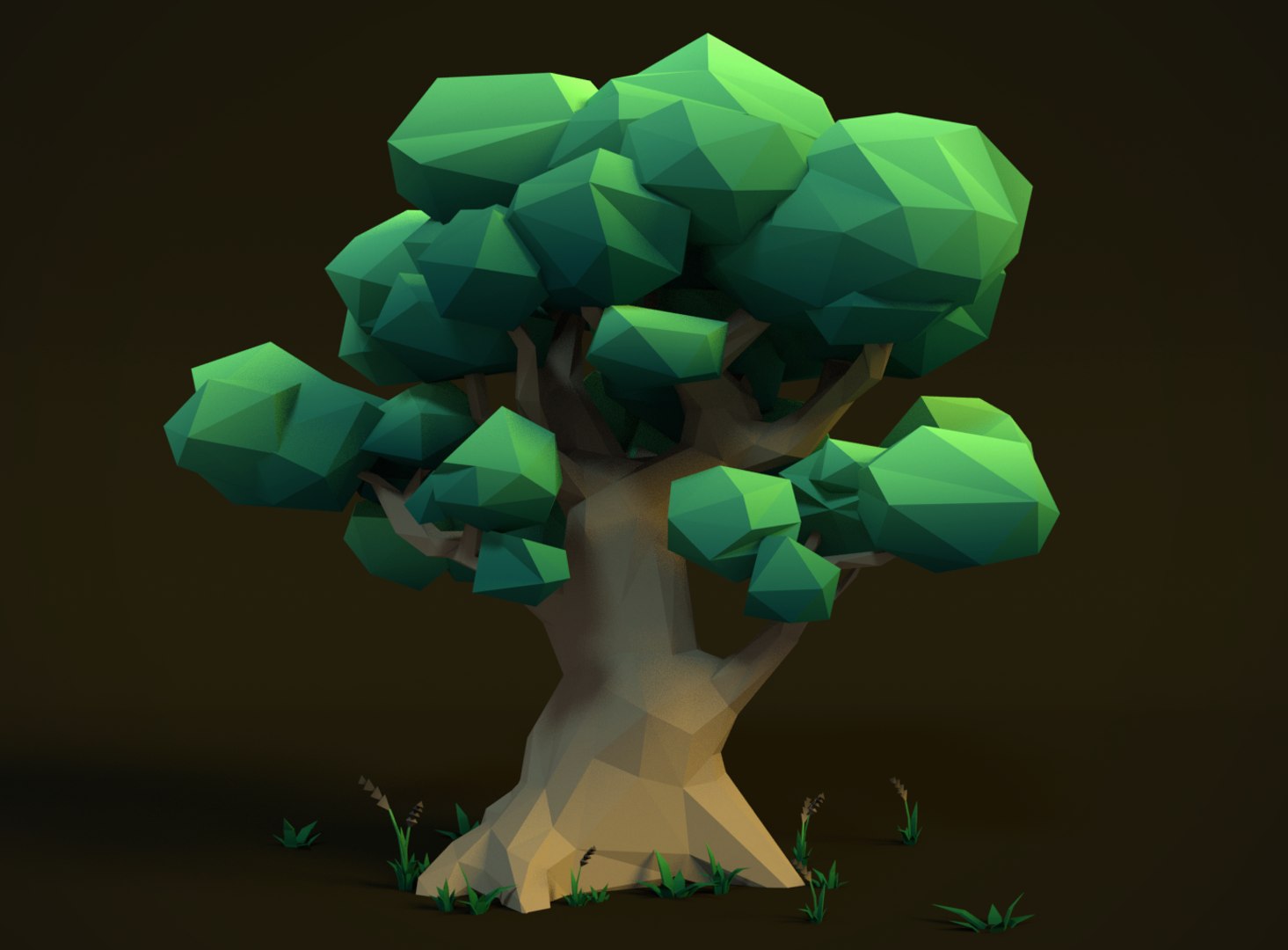 Big Tree Plants 3D - TurboSquid 1353871