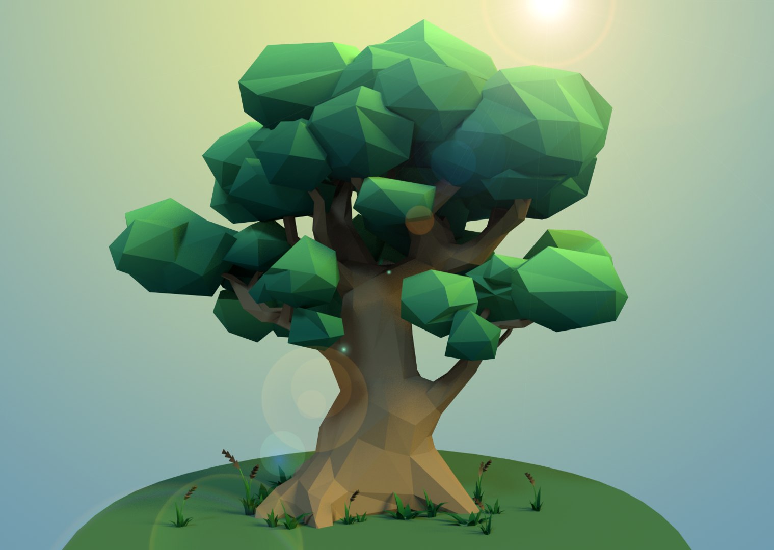Big Tree Plants 3D - TurboSquid 1353871