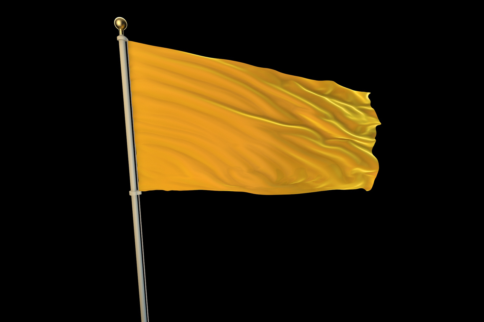Realistic Animated Flag - Put Your Own Texture 3D Model - TurboSquid ...