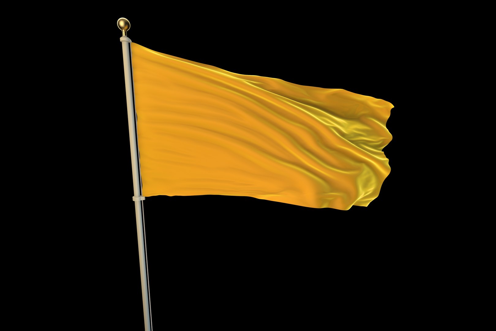 Realistic Animated Flag - Put Your Own Texture 3D Model - TurboSquid ...