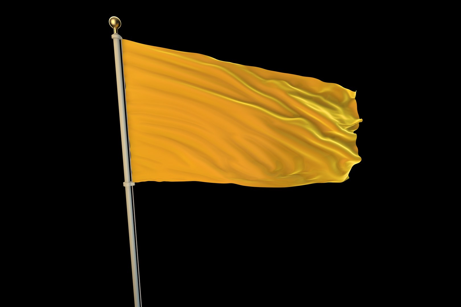 Realistic Animated Flag - Put Your Own Texture 3D Model - TurboSquid ...