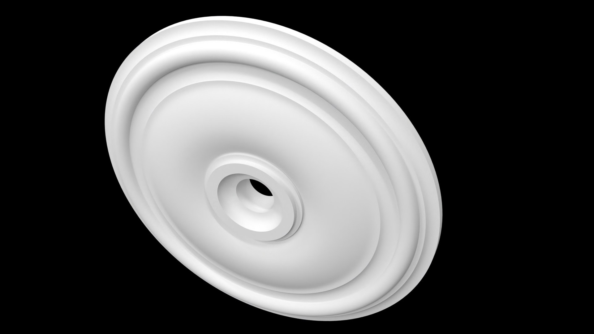 Ceiling Sockets Gypsum Plaster DR78 3D Model - TurboSquid 2025089