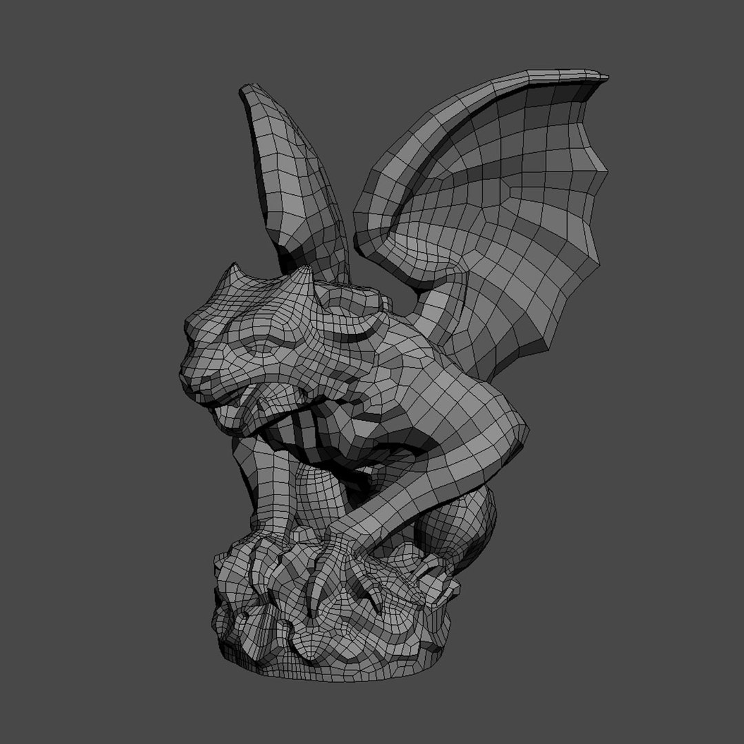 gargoyle pack 3d model