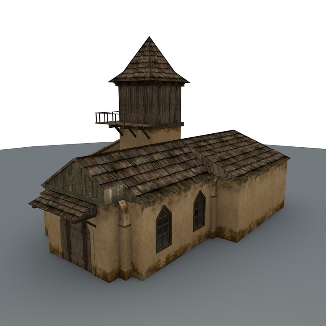 Medieval House Buildings 3d Model