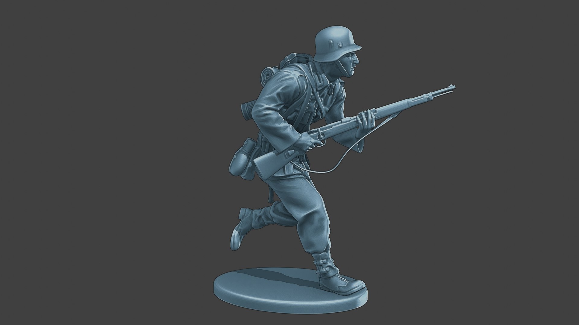 3D German Soldier Ww2 Run - TurboSquid 1459437