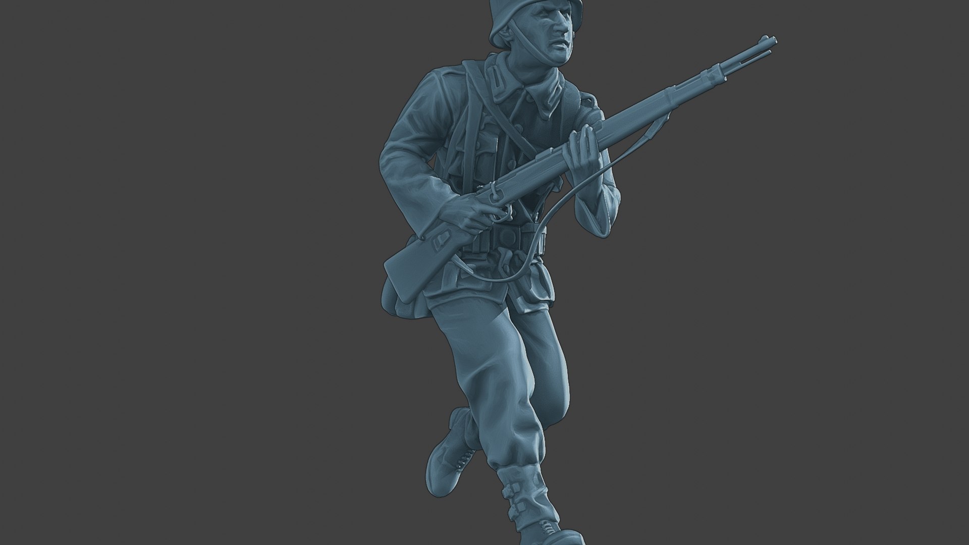 3D German Soldier Ww2 Run - TurboSquid 1459437