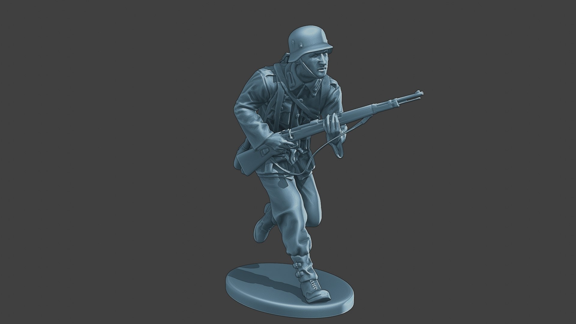 3D German Soldier Ww2 Run - TurboSquid 1459437