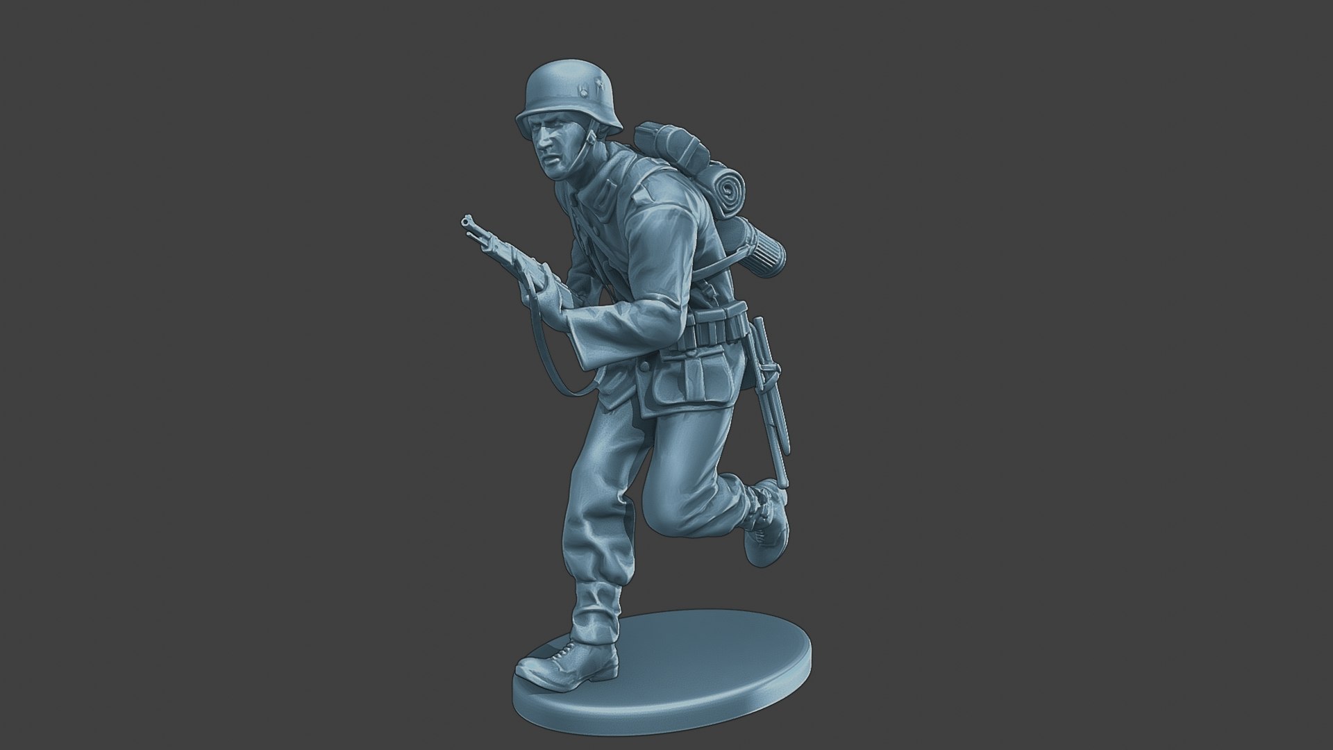 3D German Soldier Ww2 Run - TurboSquid 1459437