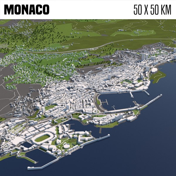 3D Monaco Models | TurboSquid