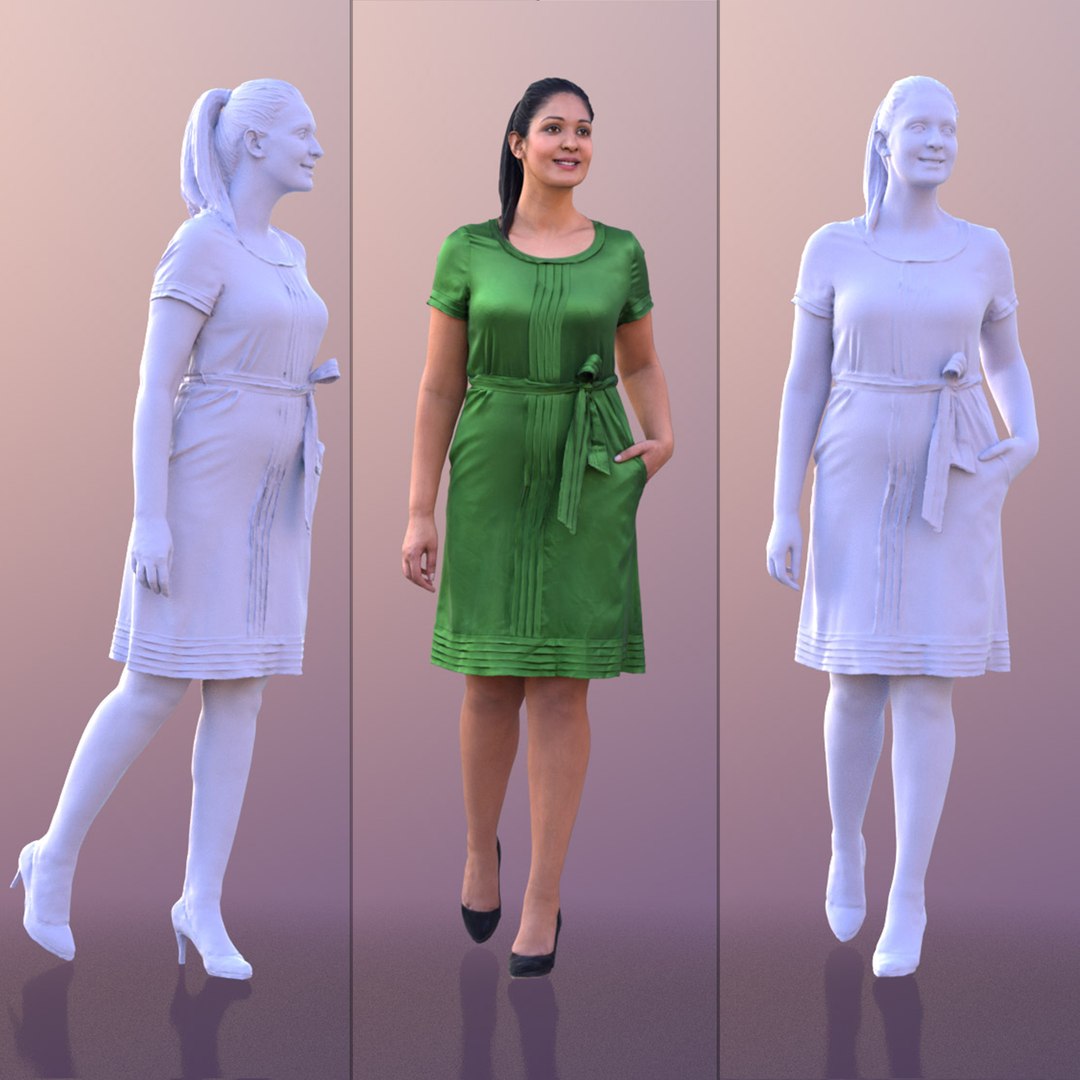 3D Model Woman Walking Classy - TurboSquid 1712781