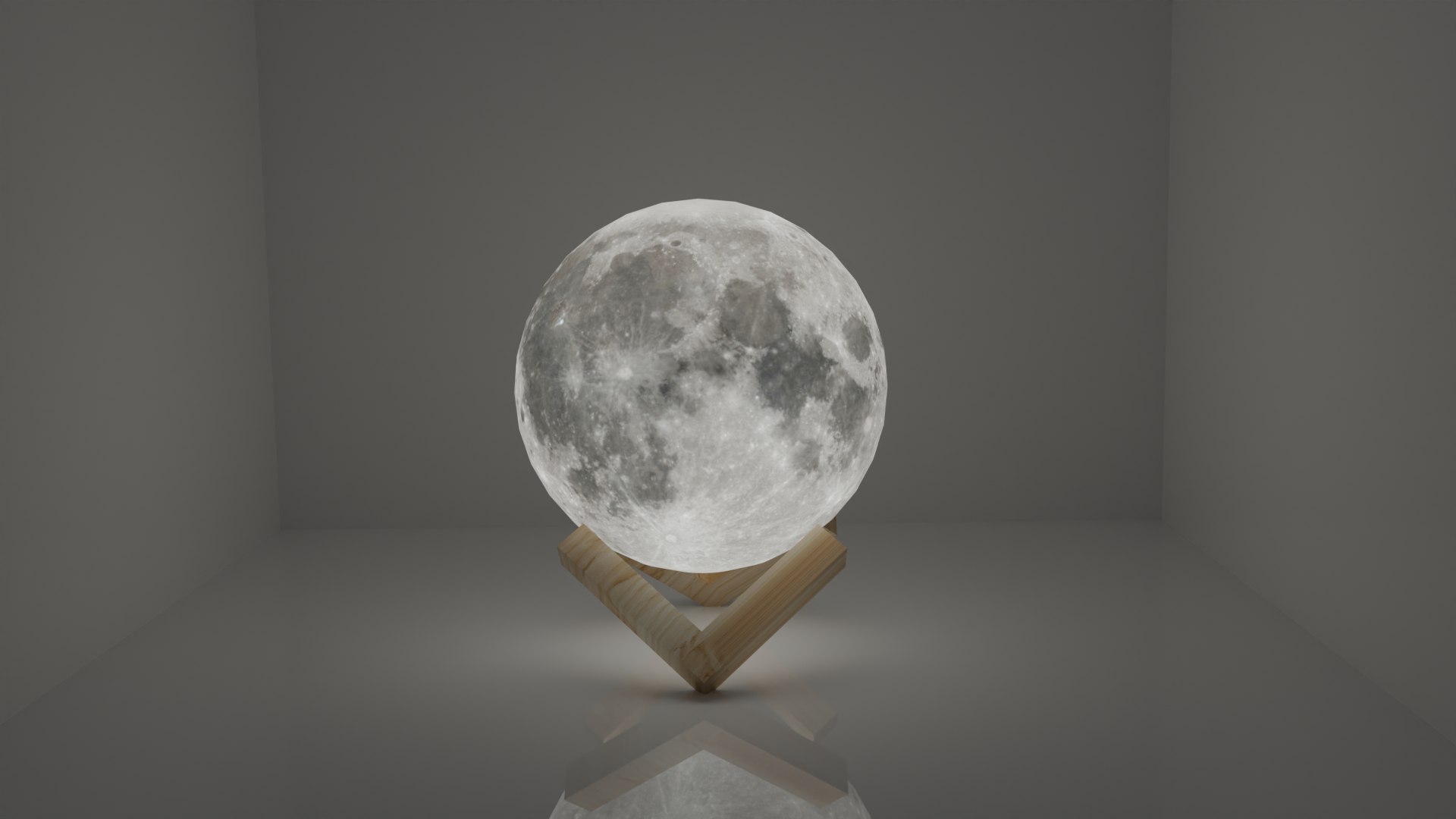 3D Model Moon Table Lamp - TurboSquid 1986427