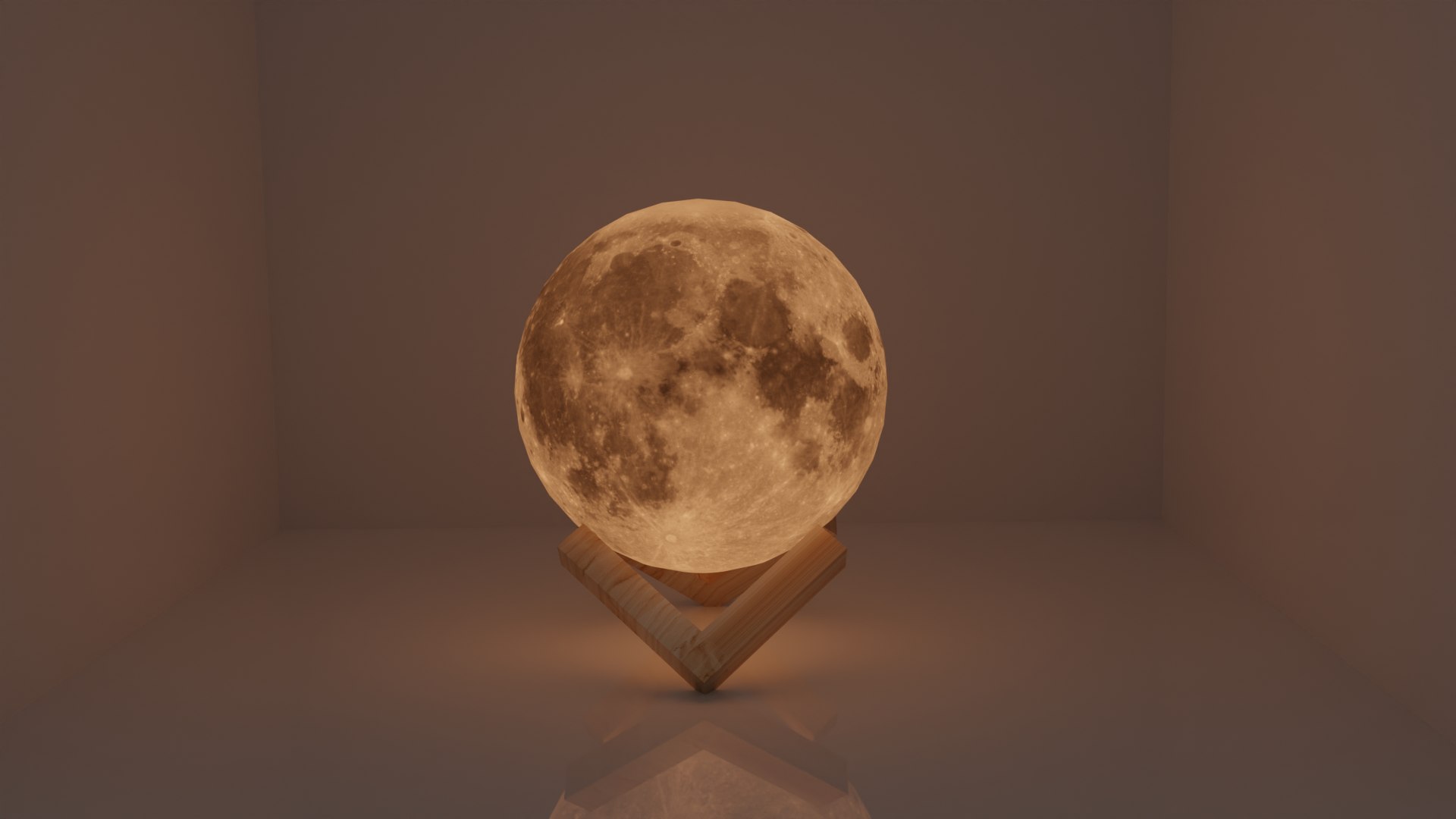 3D Model Moon Table Lamp - TurboSquid 1986427