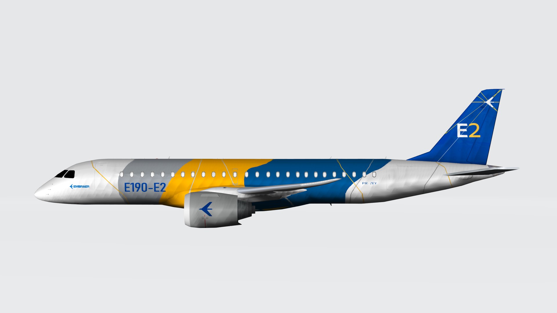 3D model embraer color - TurboSquid 1574547