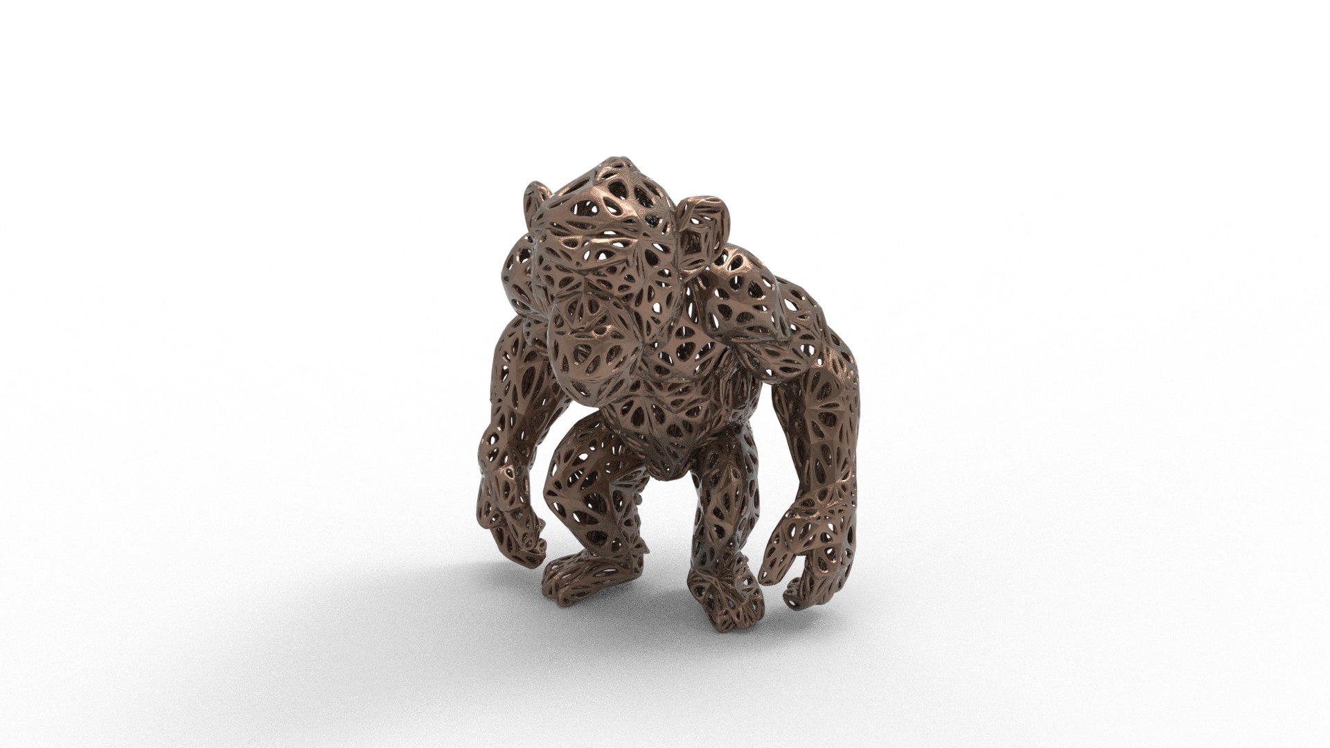 Chimpanzee Voronoi Style 3D Model - TurboSquid 2403294