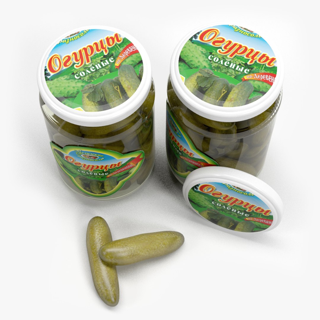 realistic bank cucumbers obj