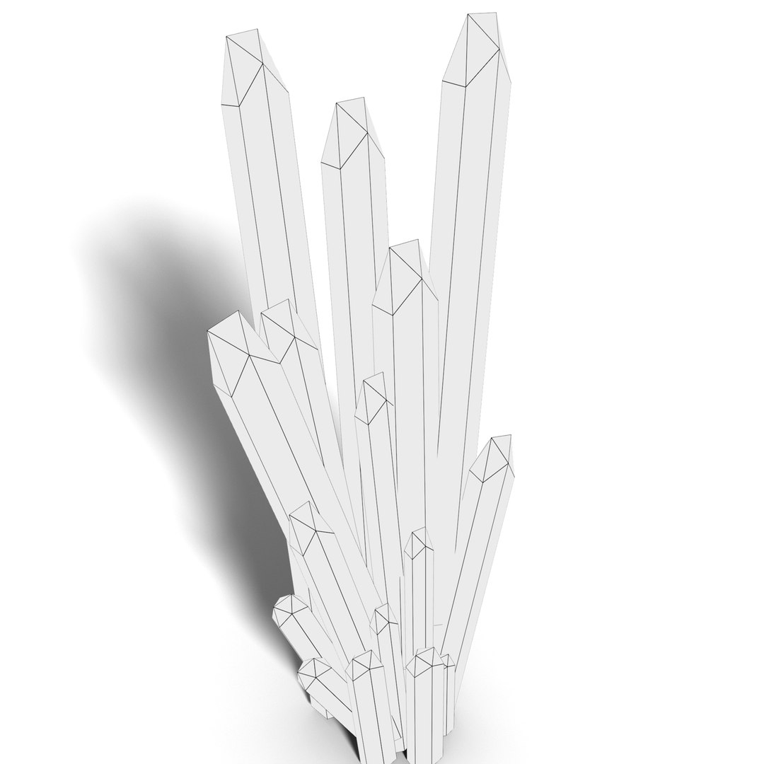 3D Purple Crystal Model - TurboSquid 2091423