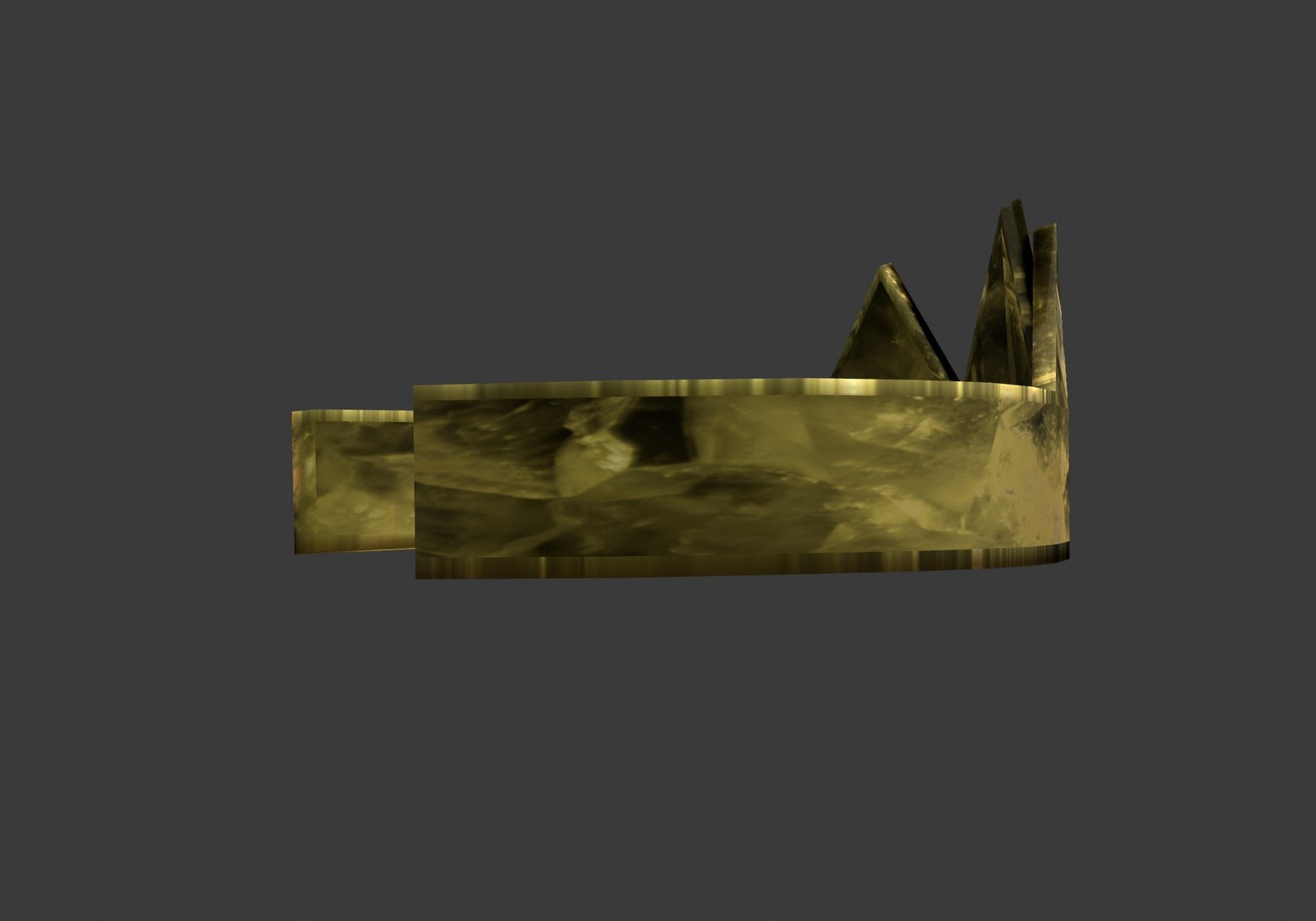 3D Rusty Crown Model - TurboSquid 1892277