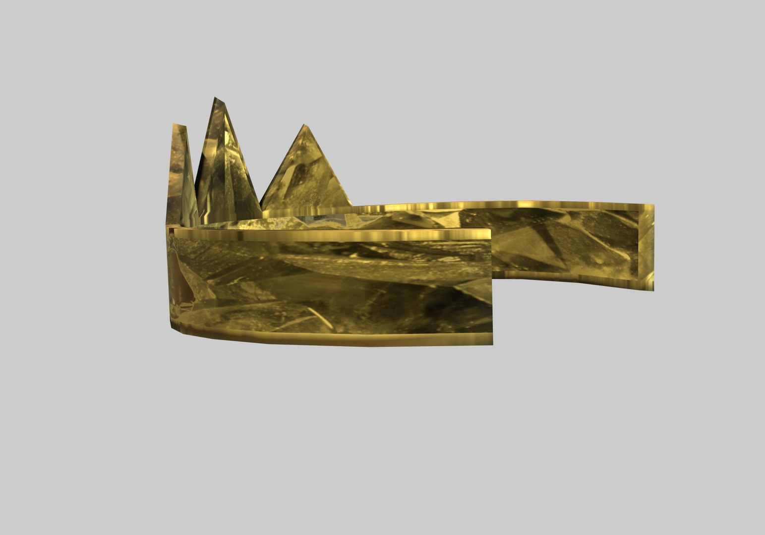 3D Rusty Crown Model - TurboSquid 1892277