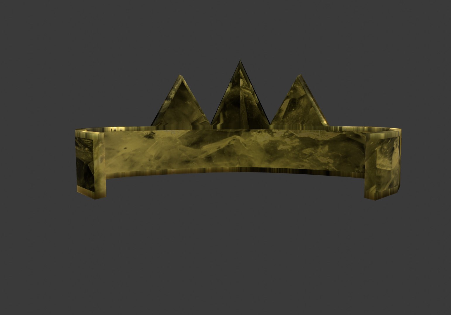 3D Rusty Crown Model - TurboSquid 1892277