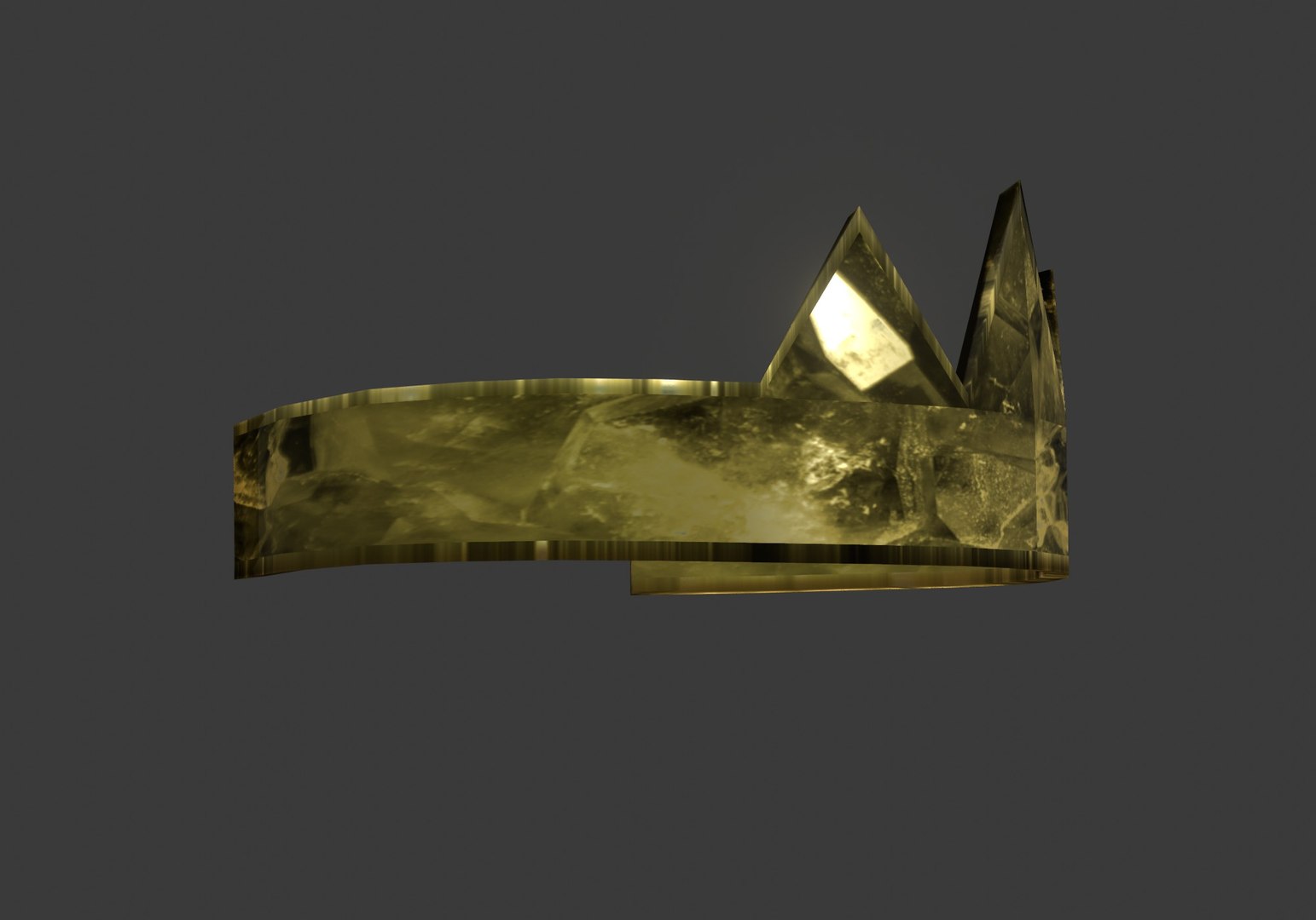 3D Rusty Crown Model - TurboSquid 1892277