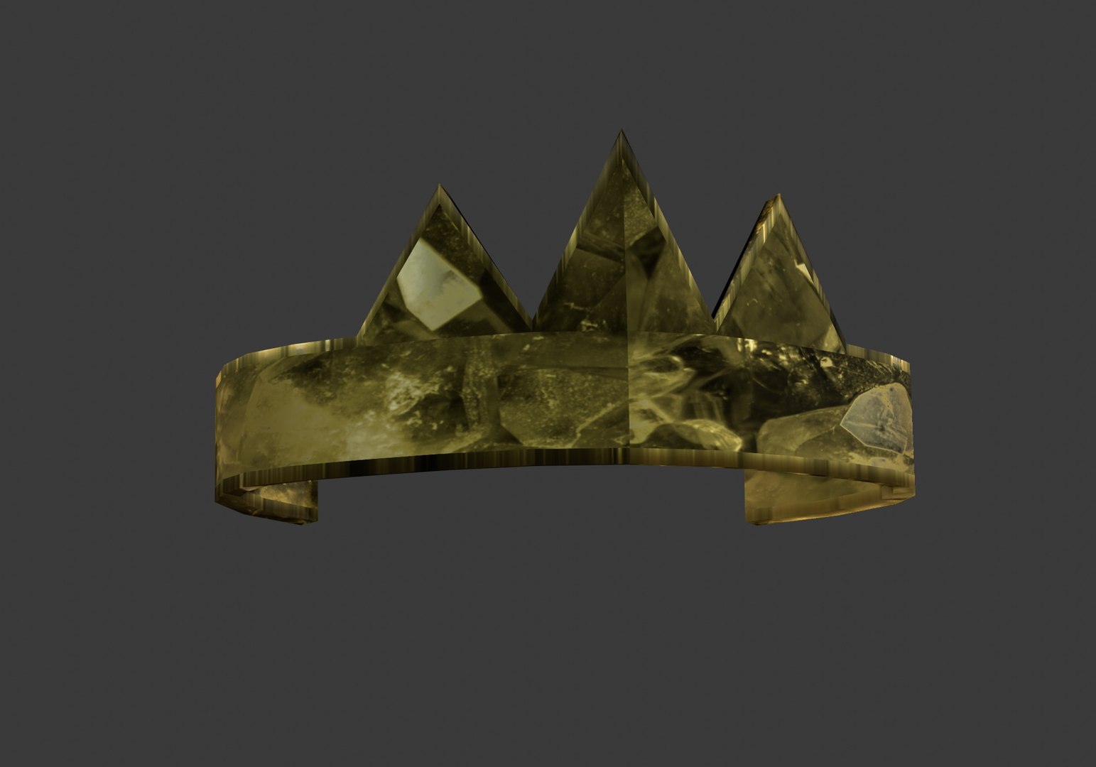 3D Rusty Crown Model - TurboSquid 1892277