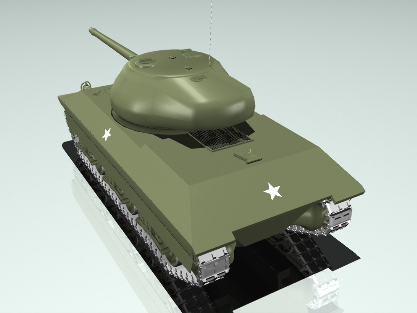 3d wwii tank destroyer m10 model