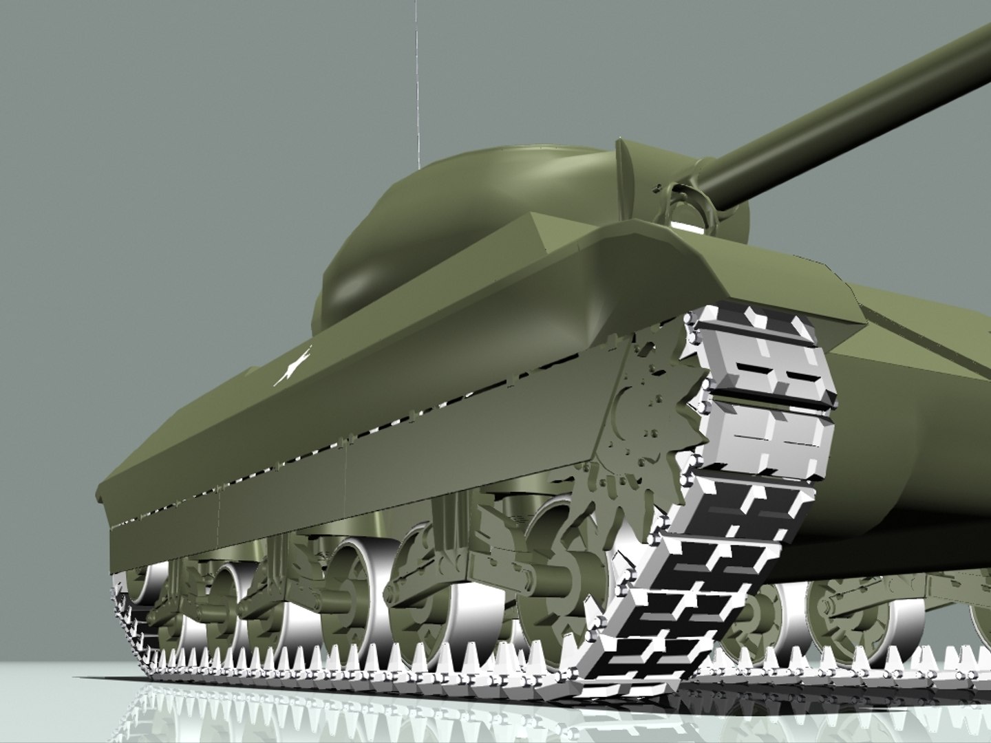 3d wwii tank destroyer m10 model