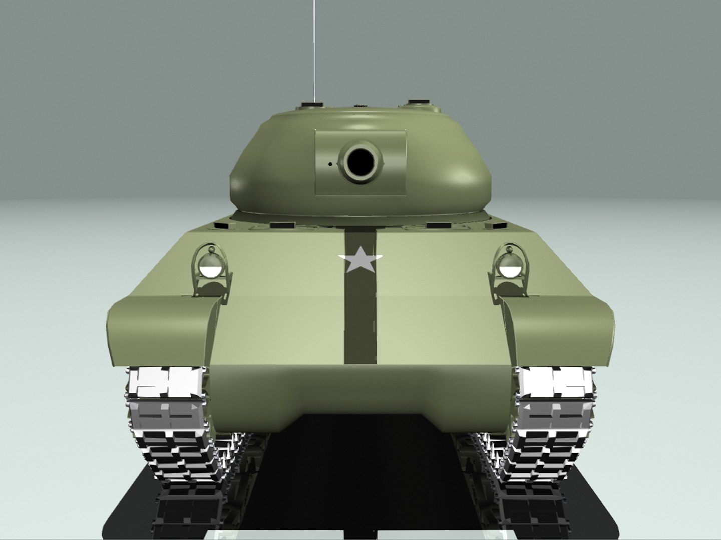 3d wwii tank destroyer m10 model