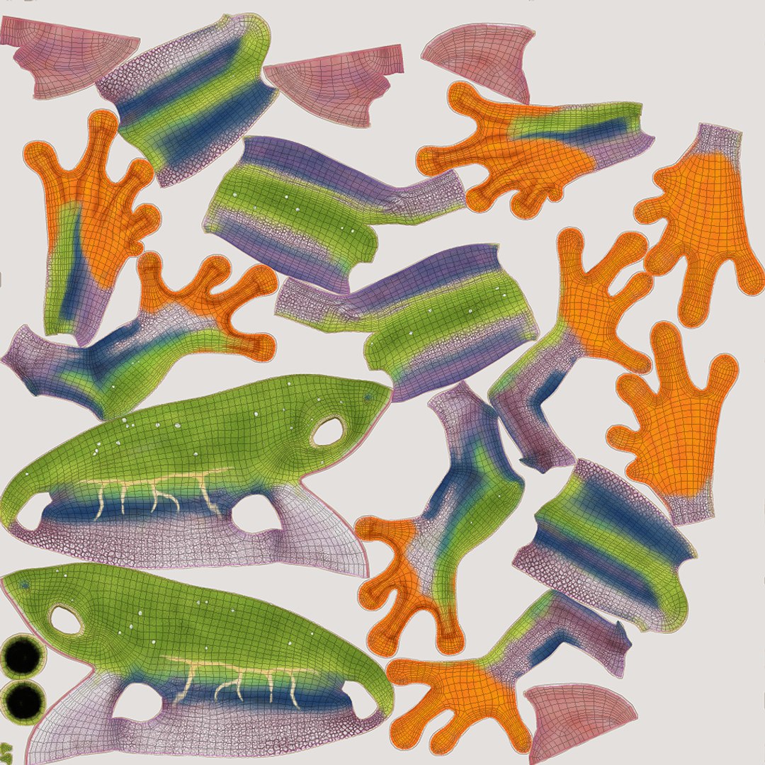 3D Red-Eyed Tree Frog - TurboSquid 2009071