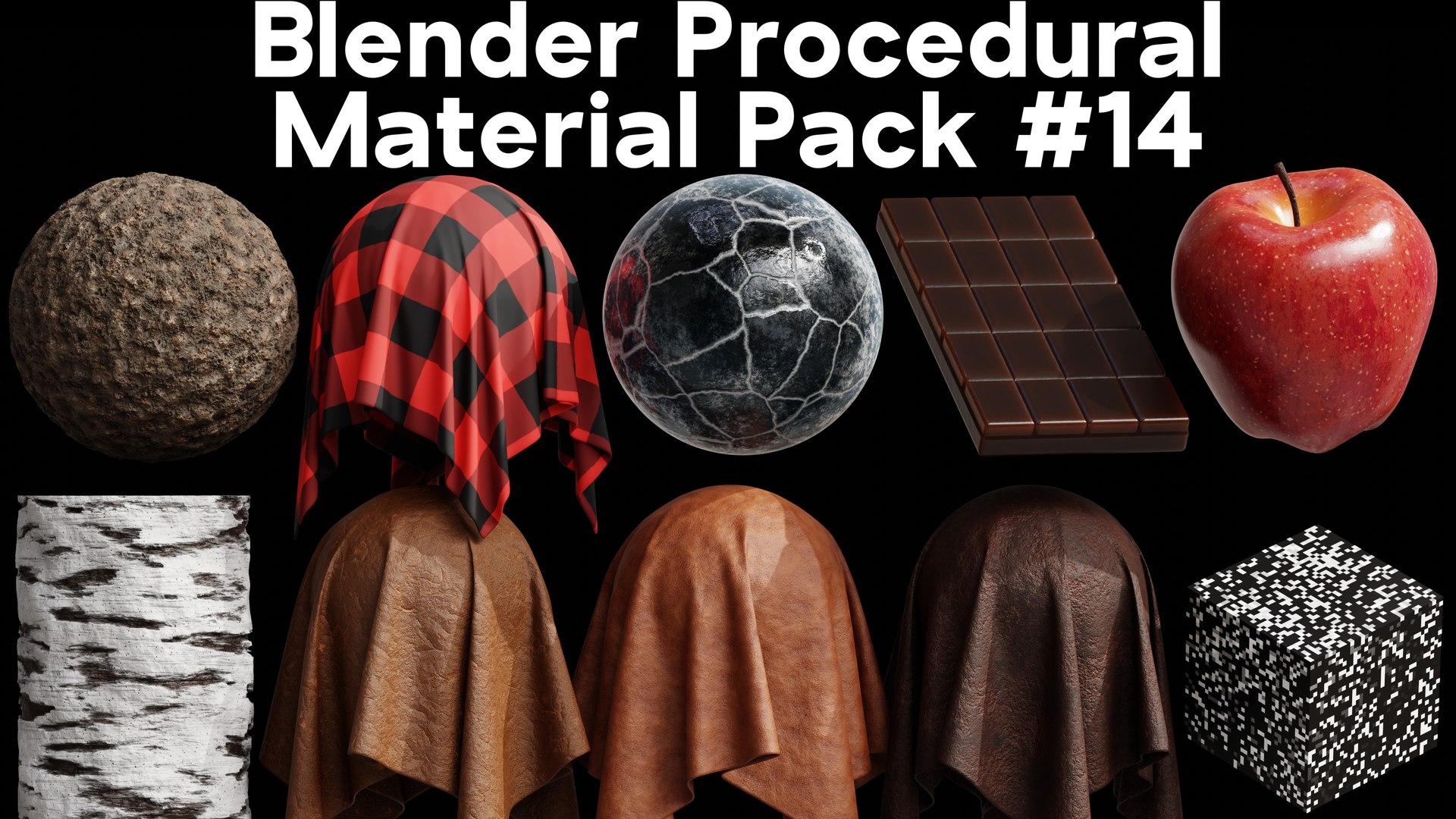 3D Blender Procedural Material Pack 14 Model - TurboSquid 2064253