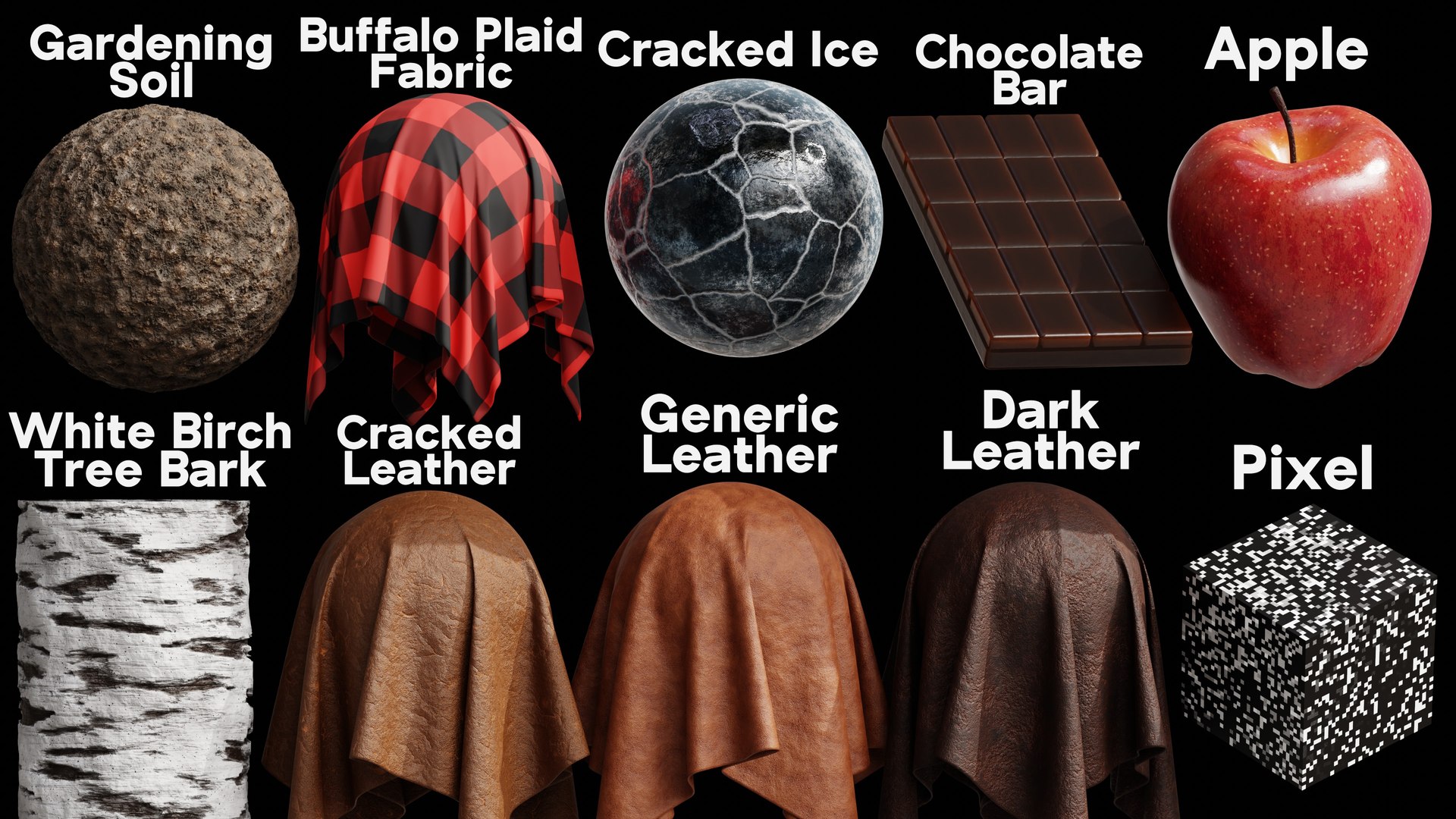 3D Blender Procedural Material Pack 14 Model - TurboSquid 2064253