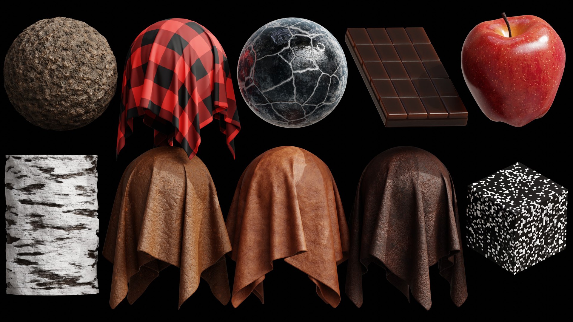 3D Blender Procedural Material Pack 14 Model - TurboSquid 2064253