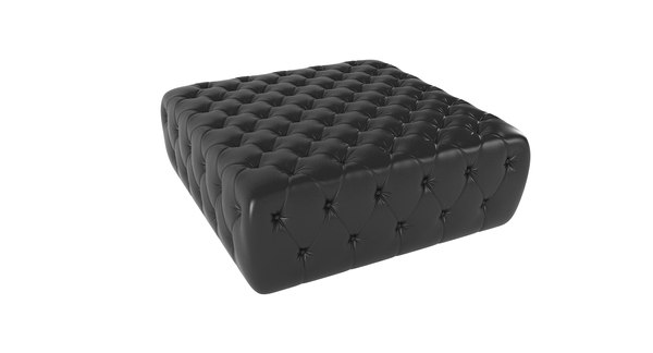 modelo 3d Puf capitoné de cuero - TurboSquid 1379648
