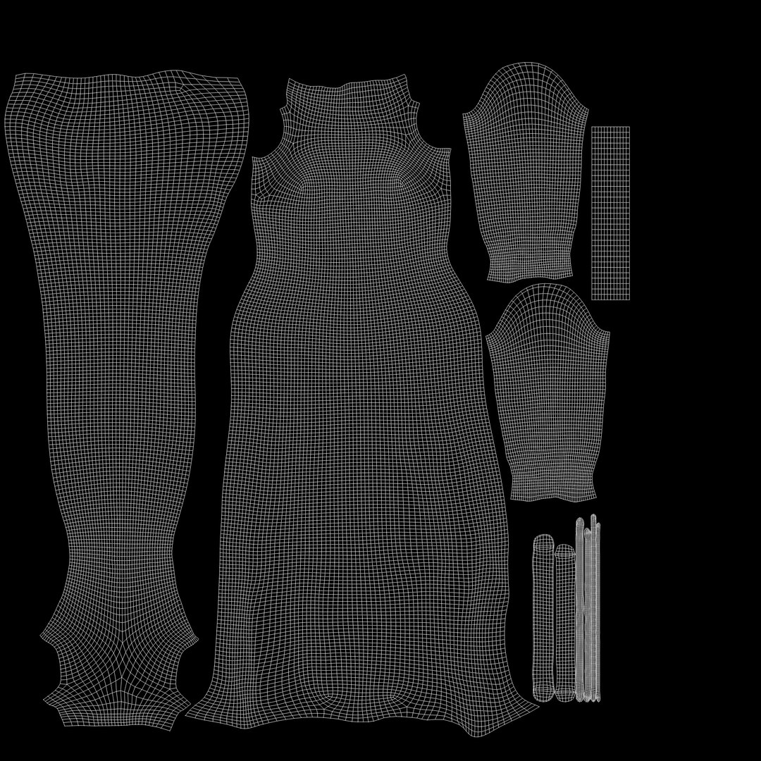 3D Female Space Monk Robe With Optional Book Belt Accessory ...