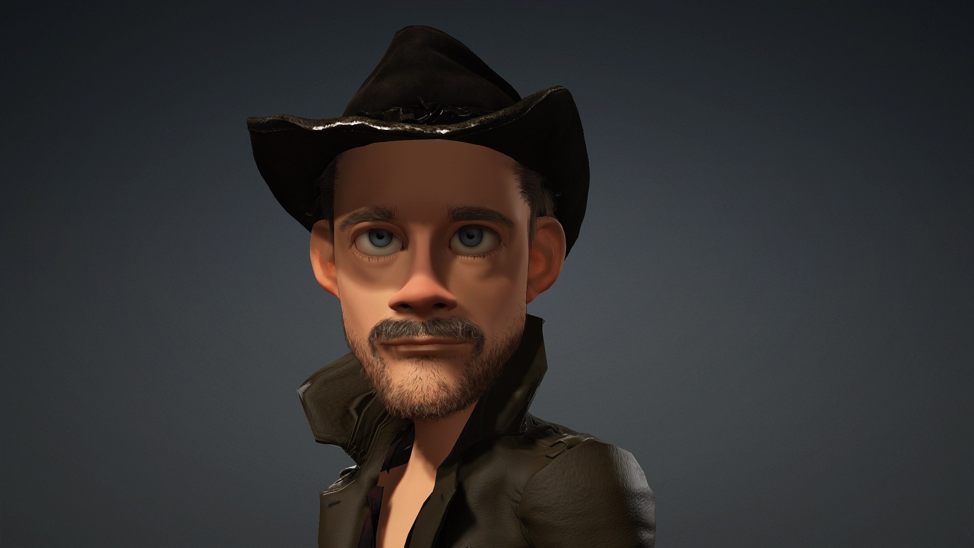 Toon Cowboy 3D - TurboSquid 2351017