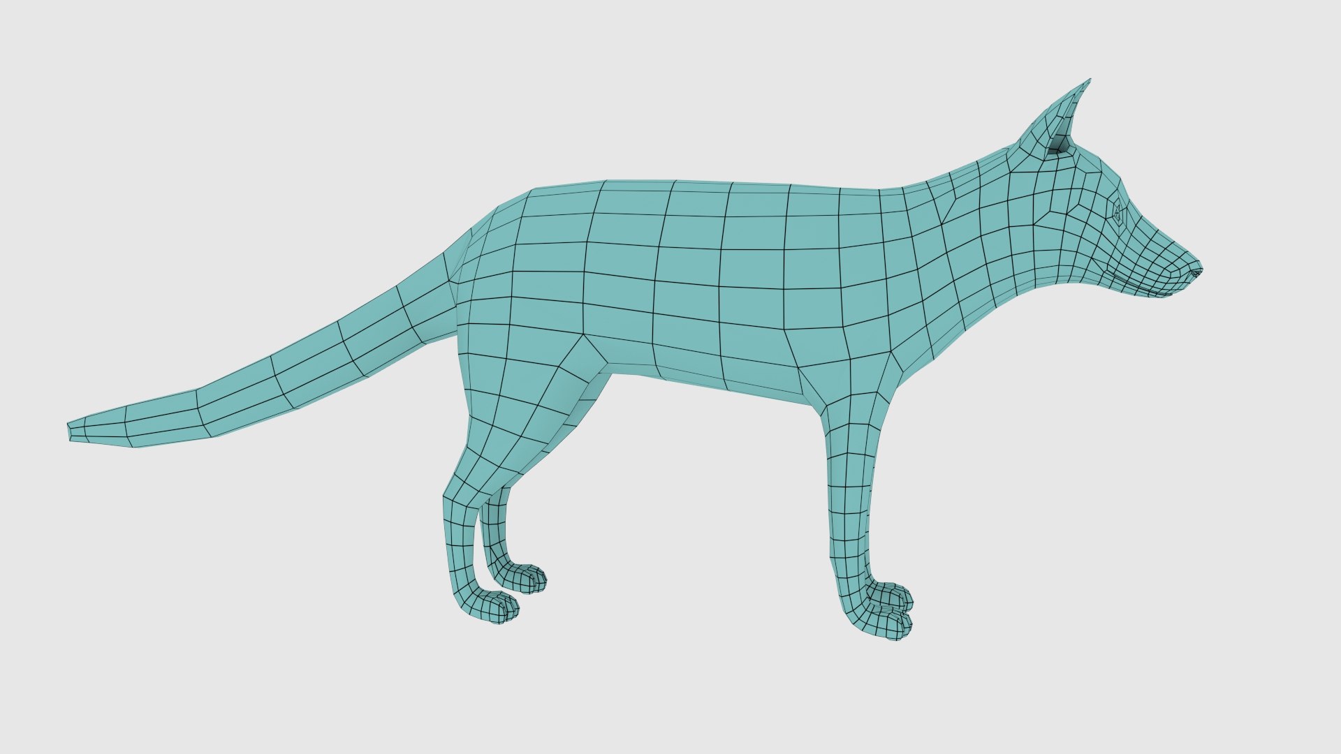 Fox Low Poly 3D - TurboSquid 1744857