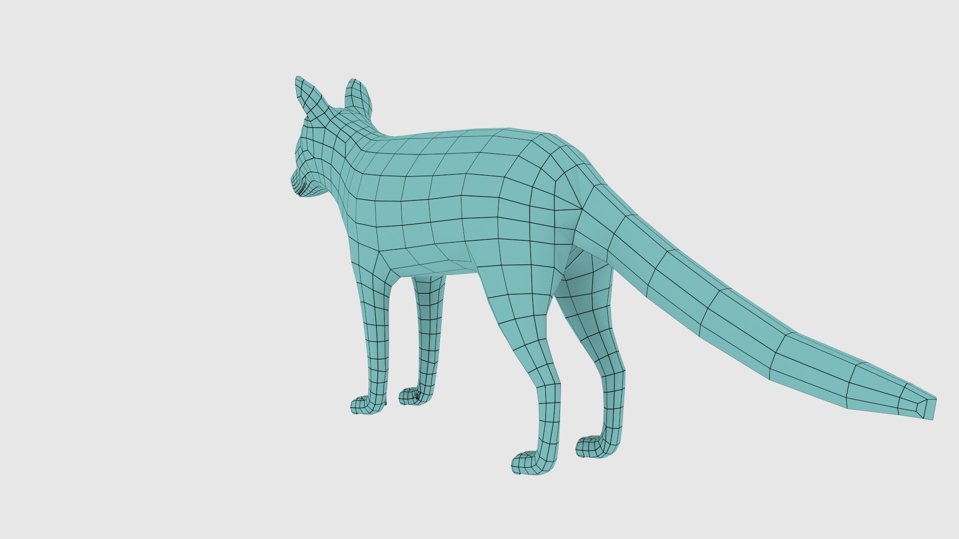 Fox Low Poly 3D - TurboSquid 1744857