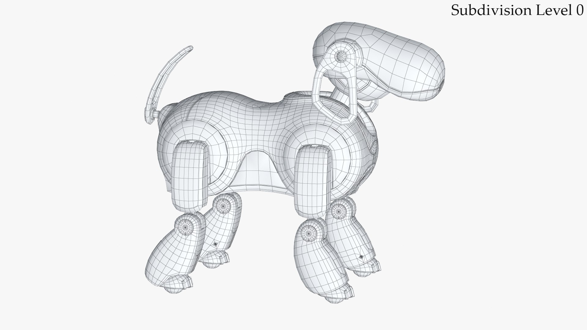 Aibo Robot Dog 3D Model - TurboSquid 1504587