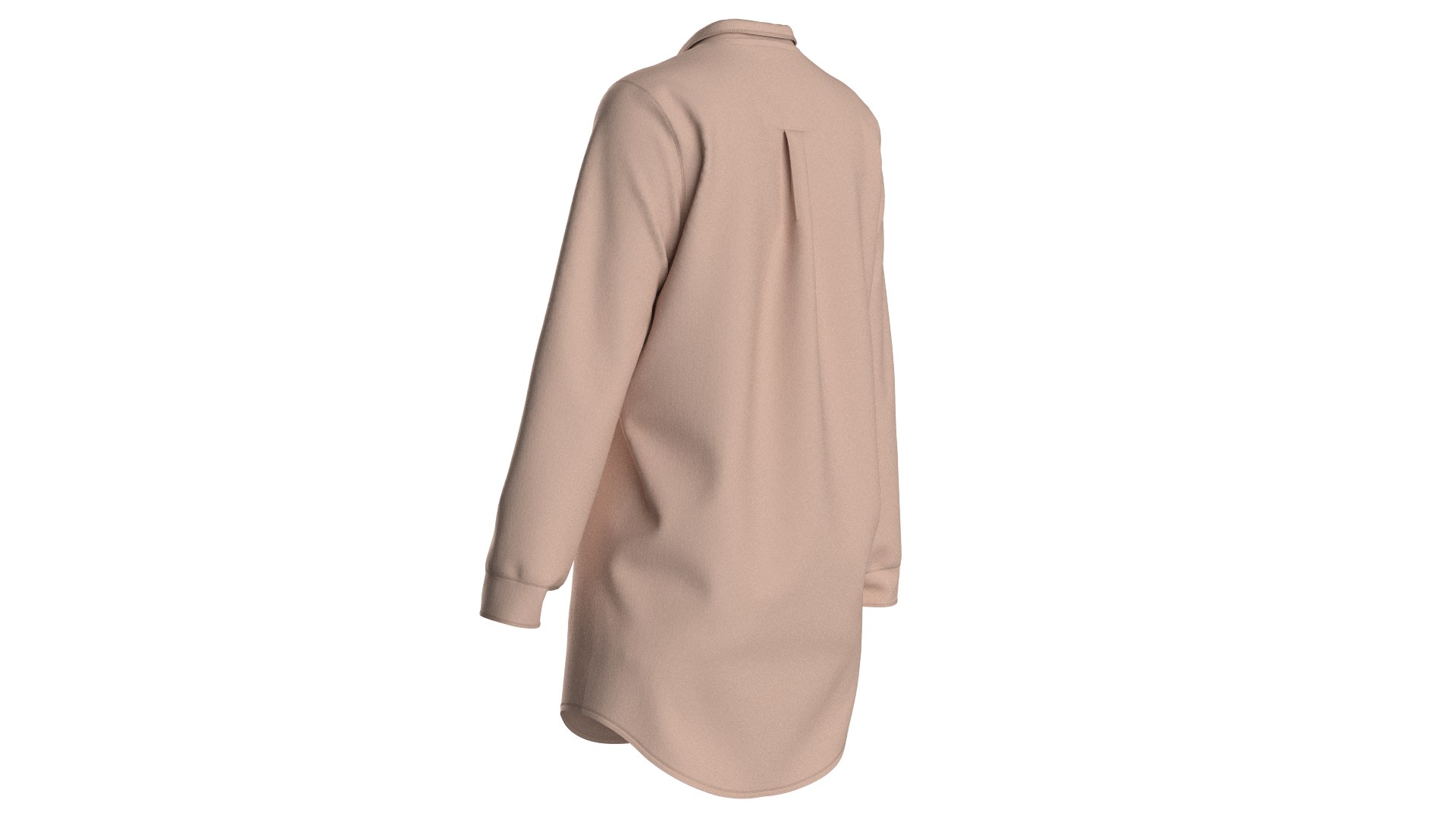 Female Long Shirt 3D Model - TurboSquid 2254503