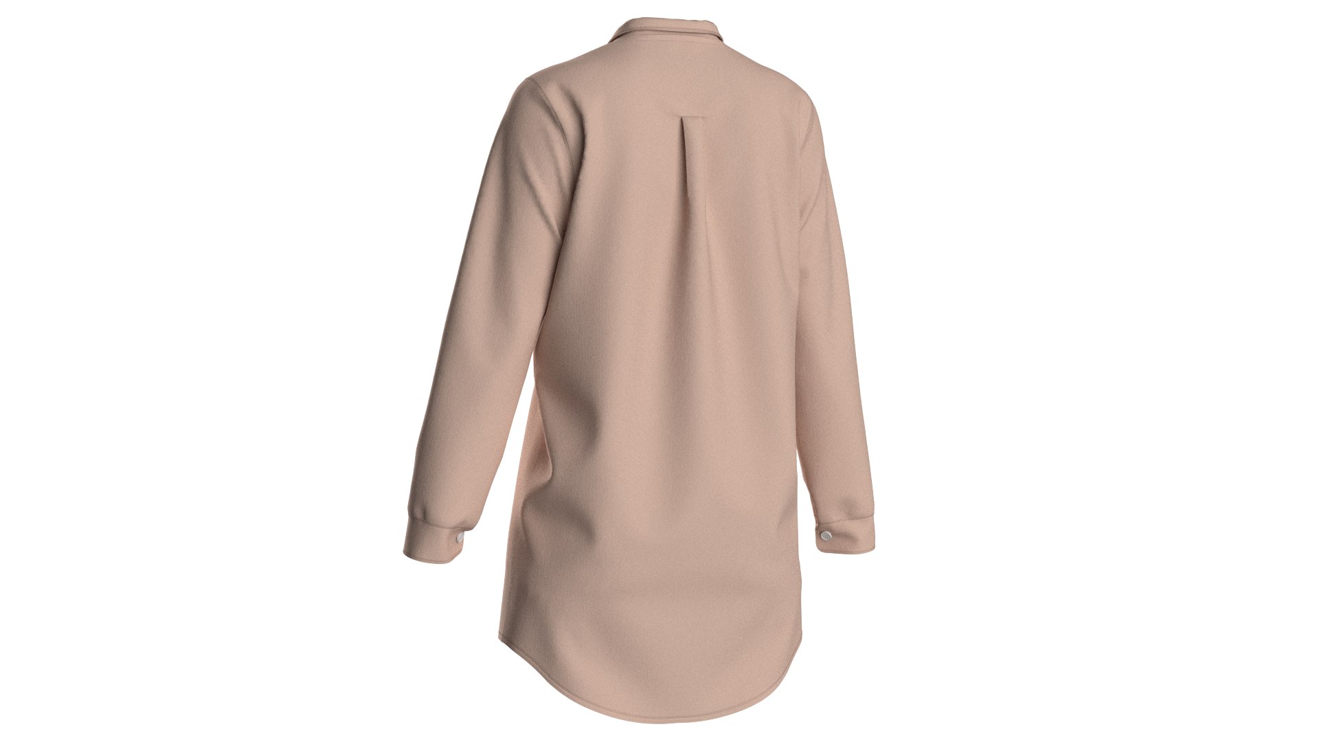 Female Long Shirt 3D Model - TurboSquid 2254503