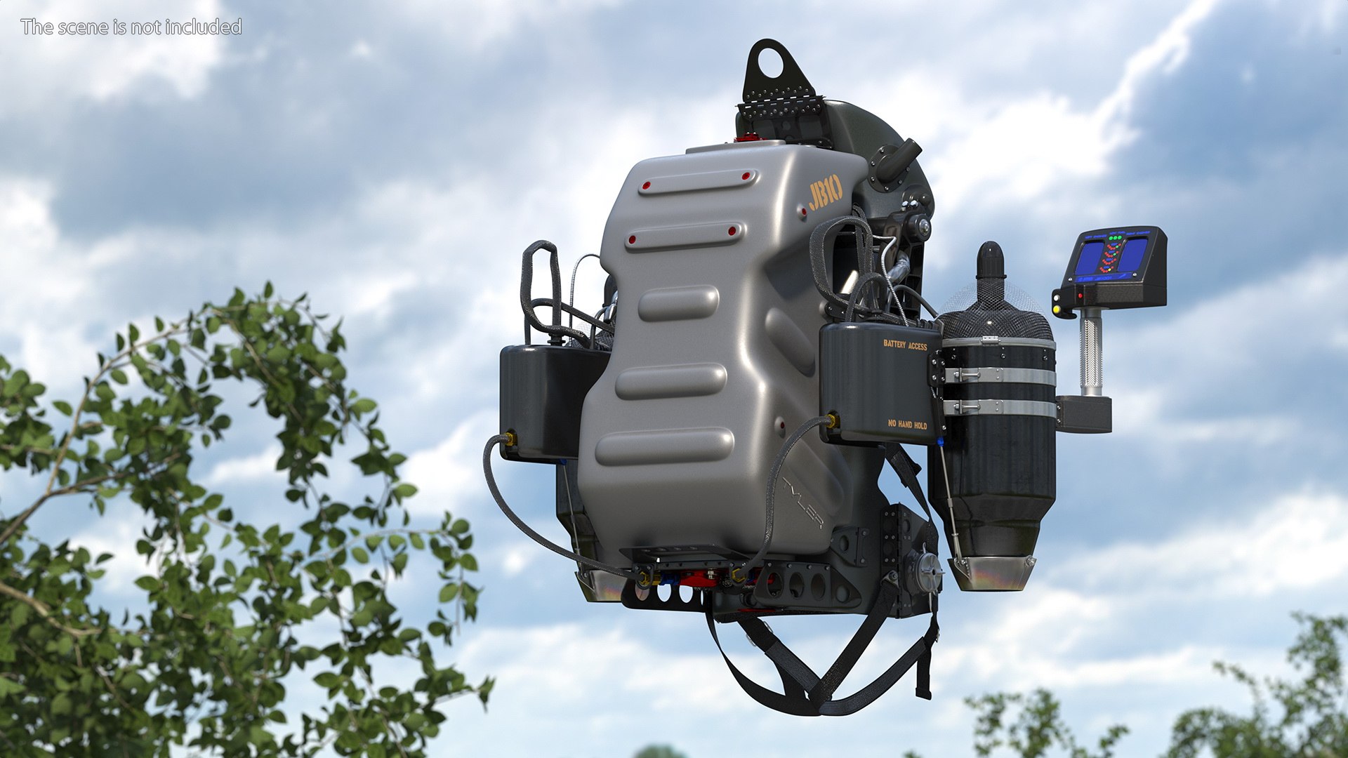 JetPack JB-10 3D - TurboSquid 1910097