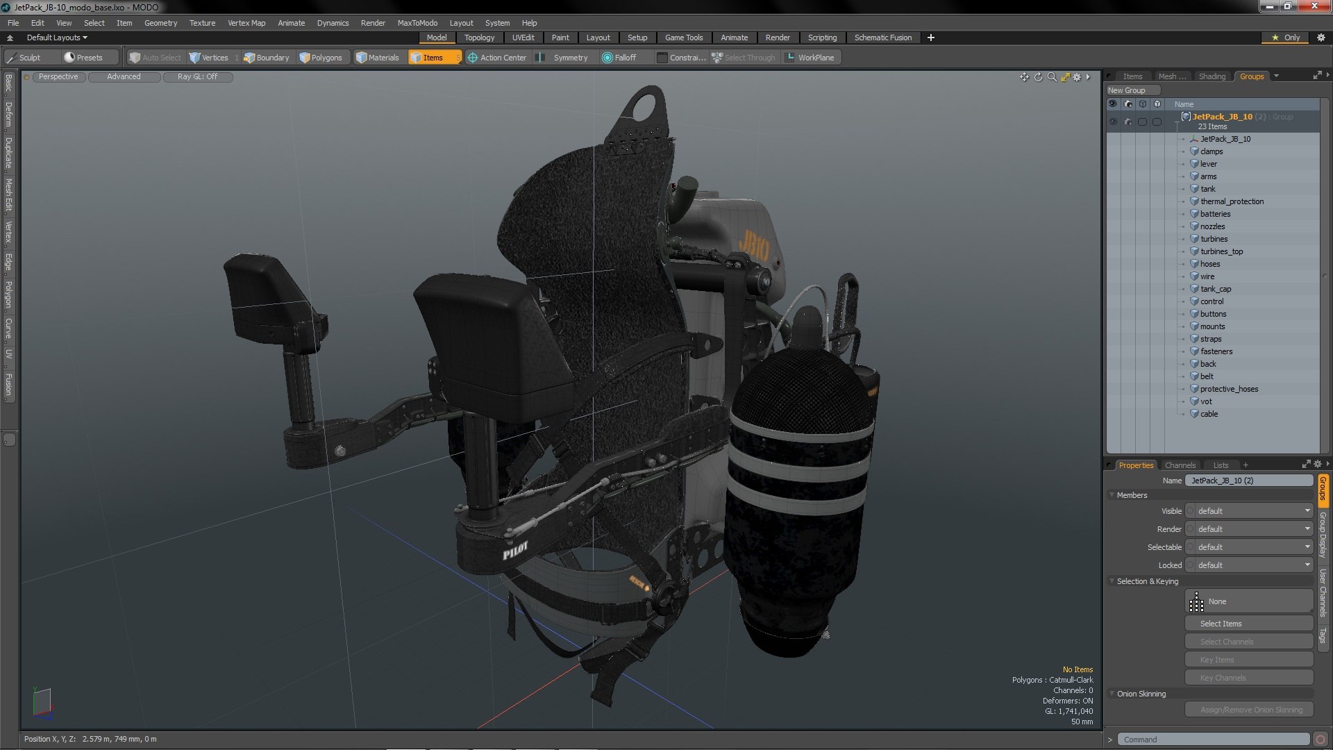 JetPack JB-10 3D - TurboSquid 1910097