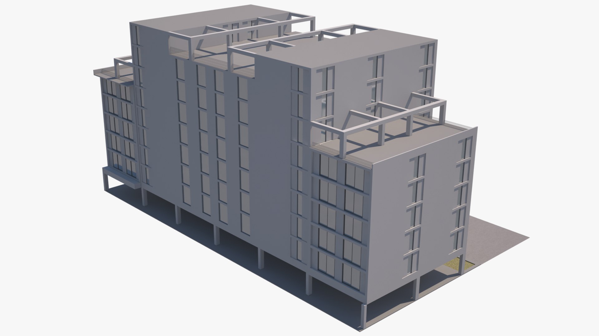 3D Building 29 - TurboSquid 2097413