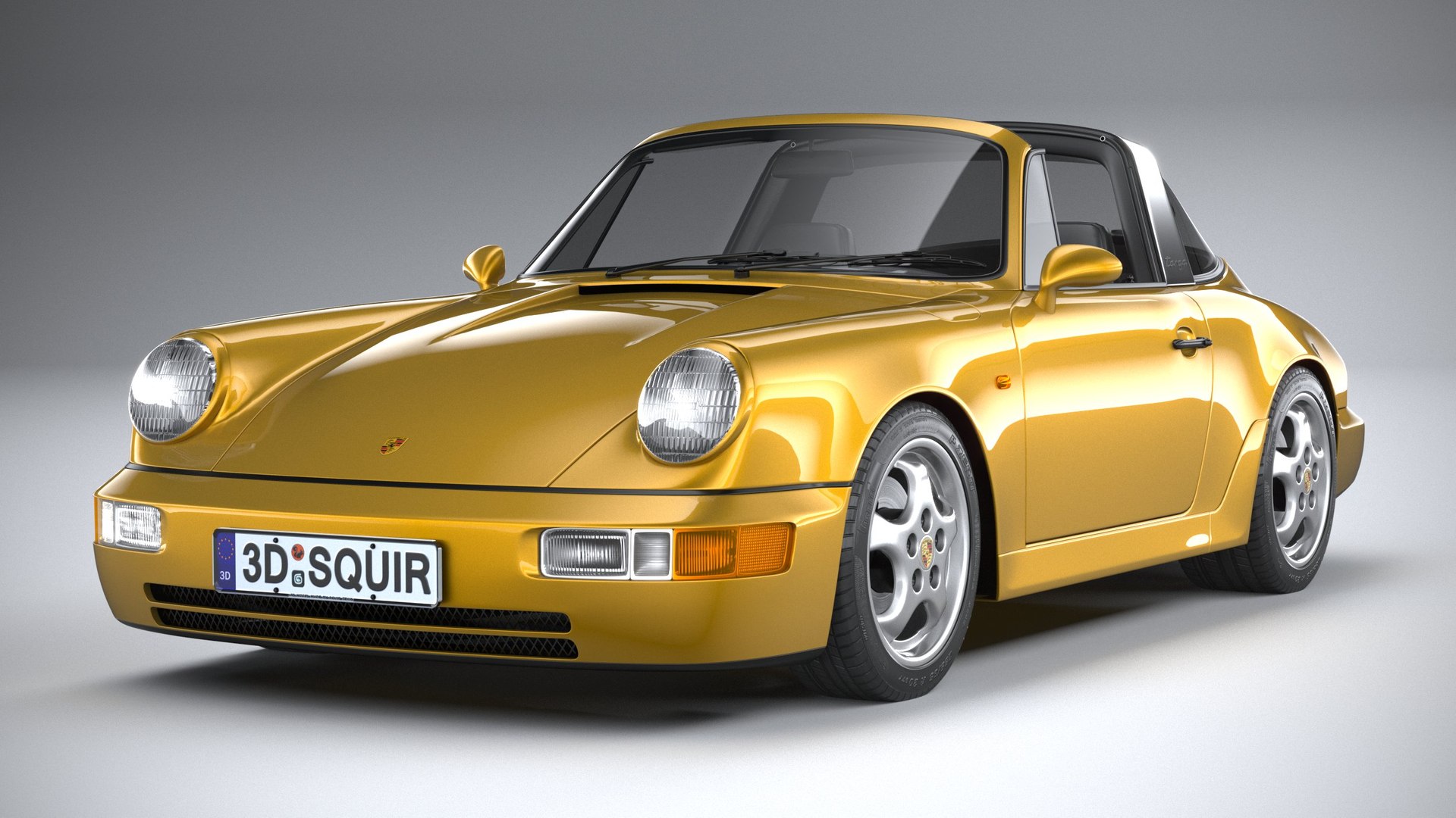3D model Porsche 911 964 Targa 1993 - TurboSquid 1866637