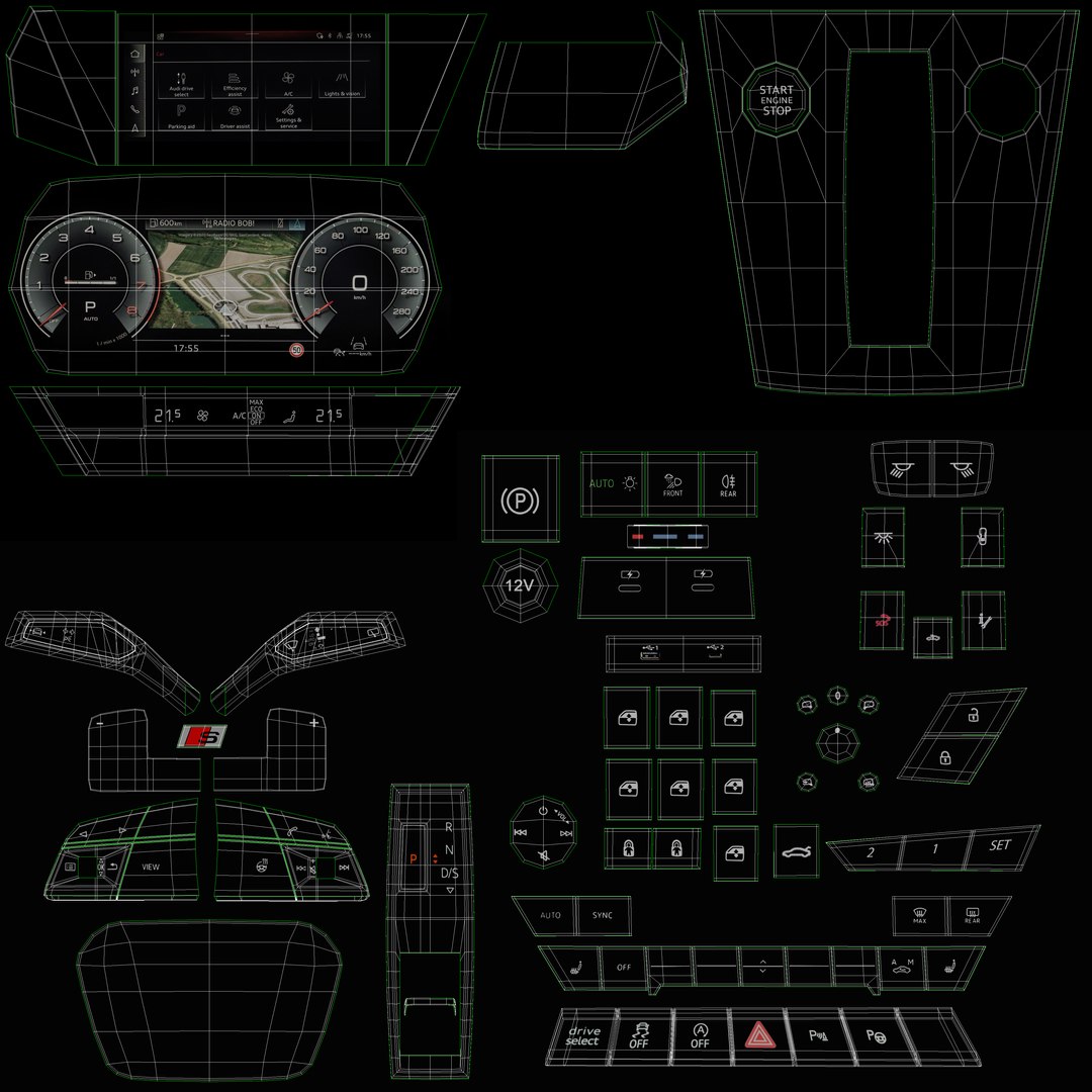 3D Audi A3 Sportback 2021 - TurboSquid 2004407