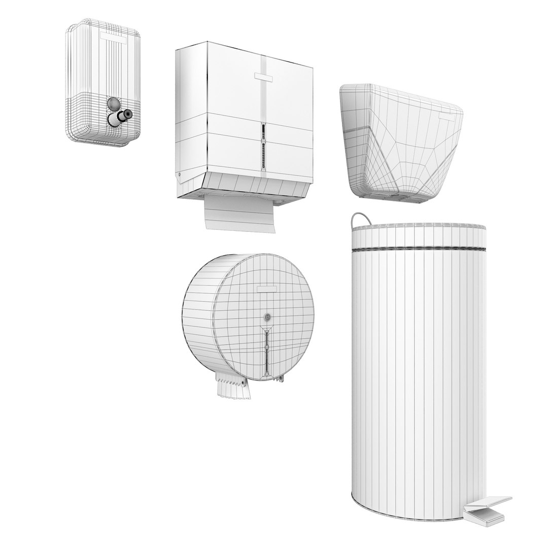 NOFER SETwhite 15 3D Model - TurboSquid 1720712