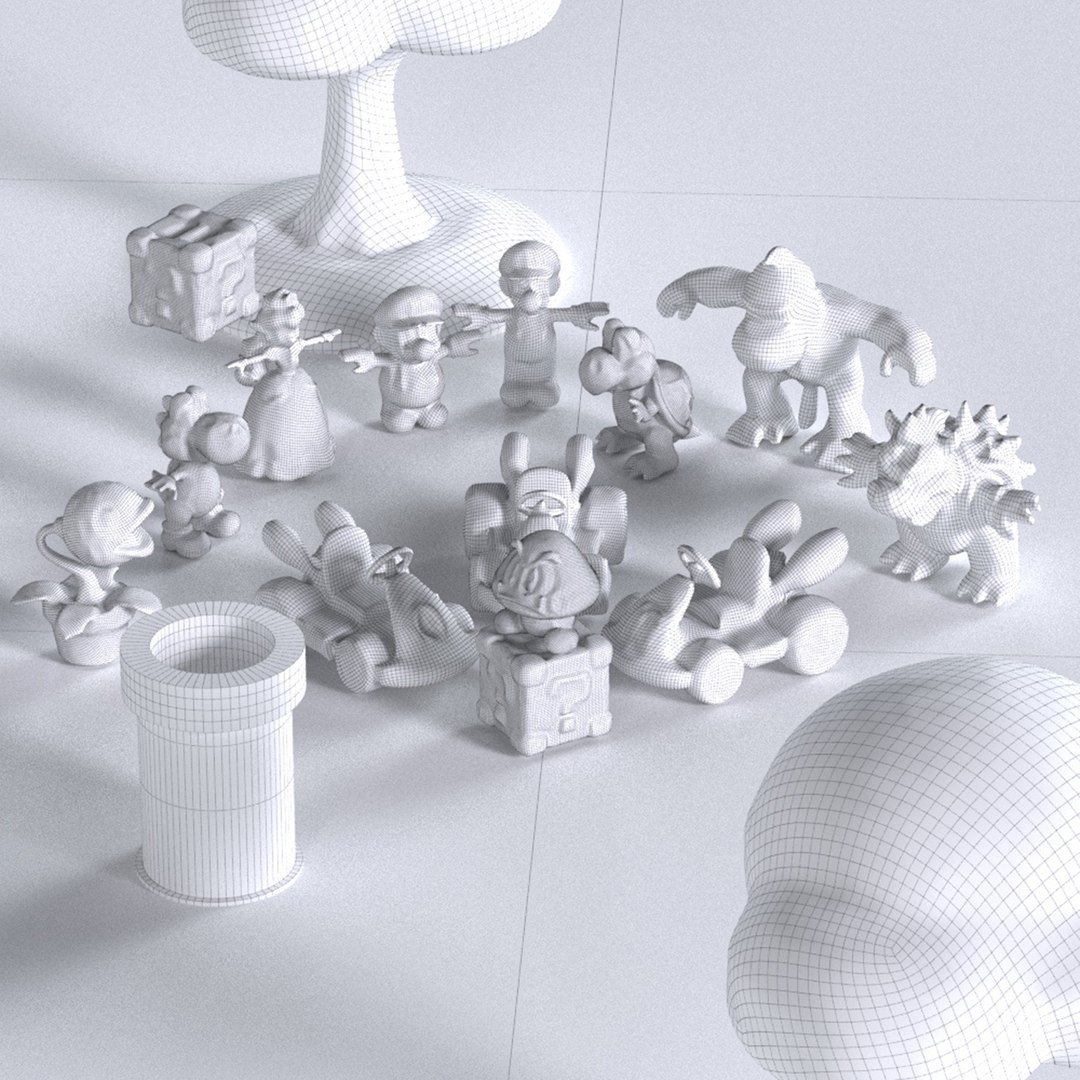 3D Mario Land Animation Set - TurboSquid 2217818